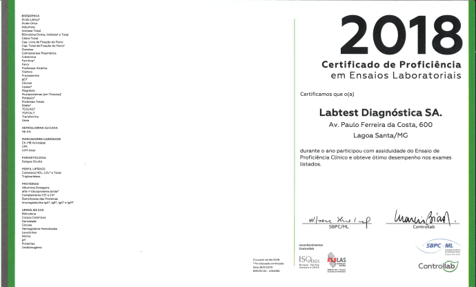 Labtest | Certifications
