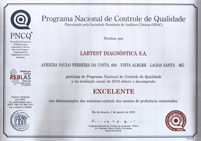Labtest | Certifications - Labtest